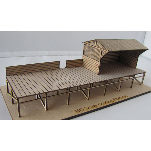 SM1021 - Laser Cut "The Coaling Platform" - HO Scale – Trackside Models