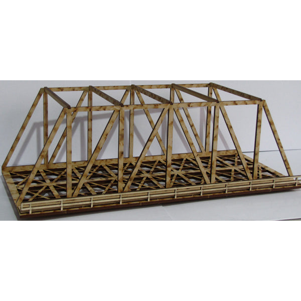 SM1051 - Laser Cut "Dual Truss Bridge" - HO Scale – Trackside Models