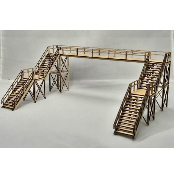 SM1078 - Laser Cut "Dual Track Footbridge" - HO Scale – Trackside Models