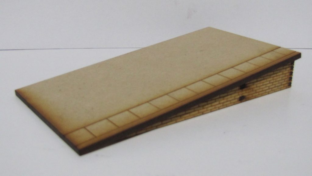 SM1073 HO Scale Laser Cut Single Sided Platform Ramp Trackside sm1073-ho-scale-laser-cut-single-sided-platform-ramp-trackside